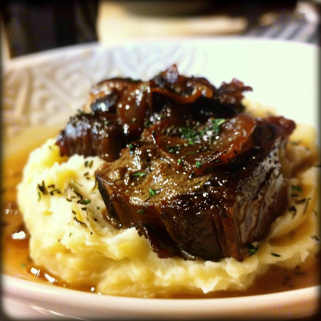 Braised Short Ribs with White Cheddar Mashed Potatoes – the chef choices