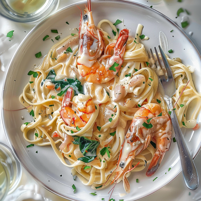 Creamy Tuscan Shrimp Linguine – the chef choices