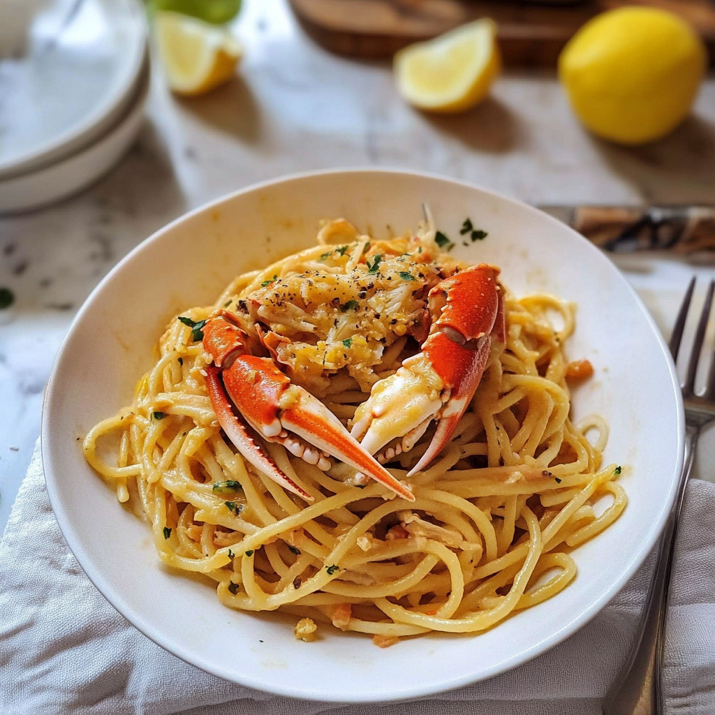 Crab Linguine – the chef choices
