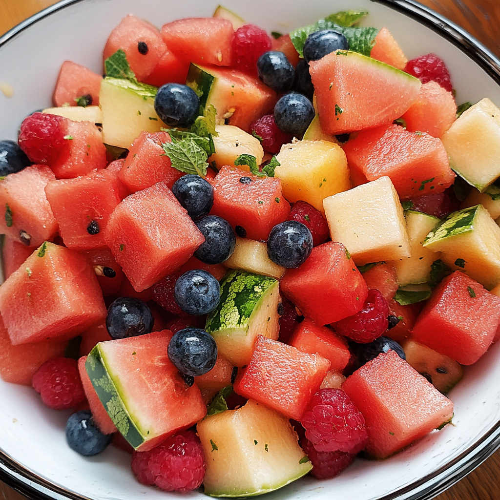 Keto Watermelon fruit salad – the chef choices