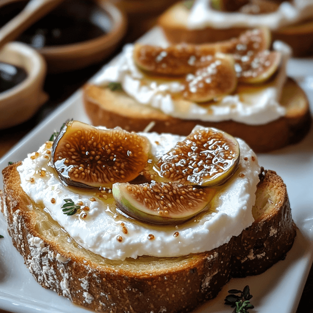 Goat Cheese and Fig Jam Toast – the chef choices