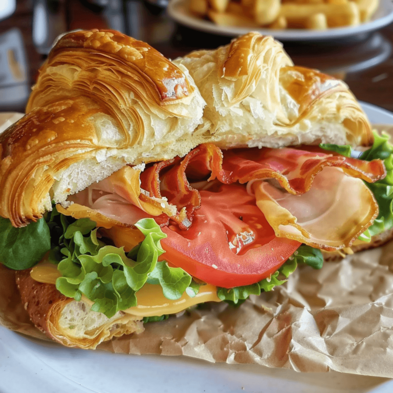 California Club Croissant Sandwich – the chef choices