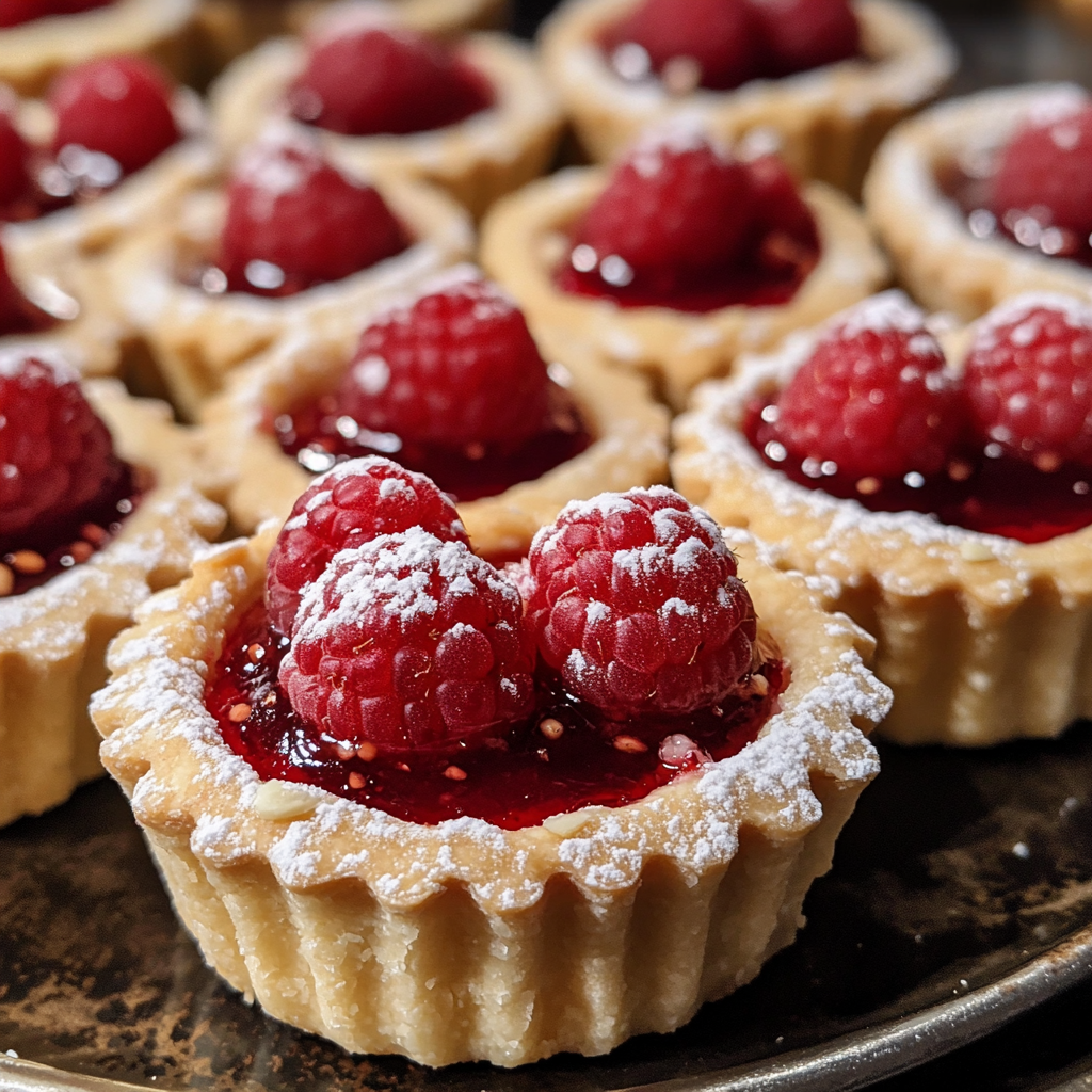Mini Raspberry Almond Tarts – the chef choices